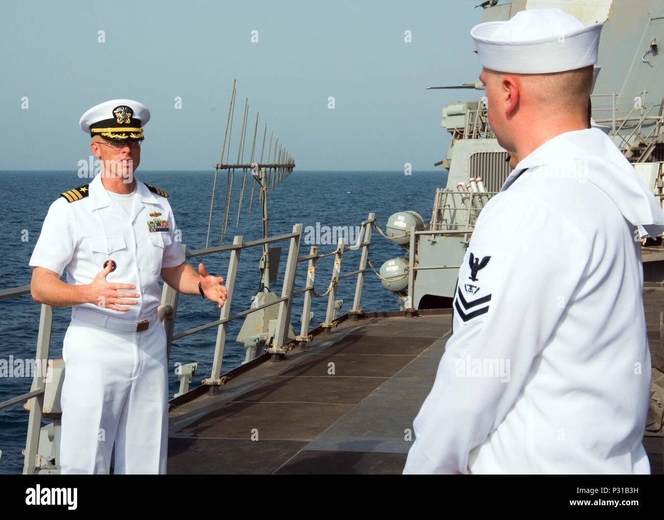 Executive officer of the guided missile destroyer uss mason ddg 87 hi ...