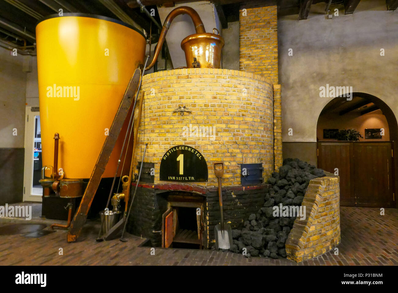 famous ketel one jenever distillery of Nolet, Schiedam, Holland Stock ...