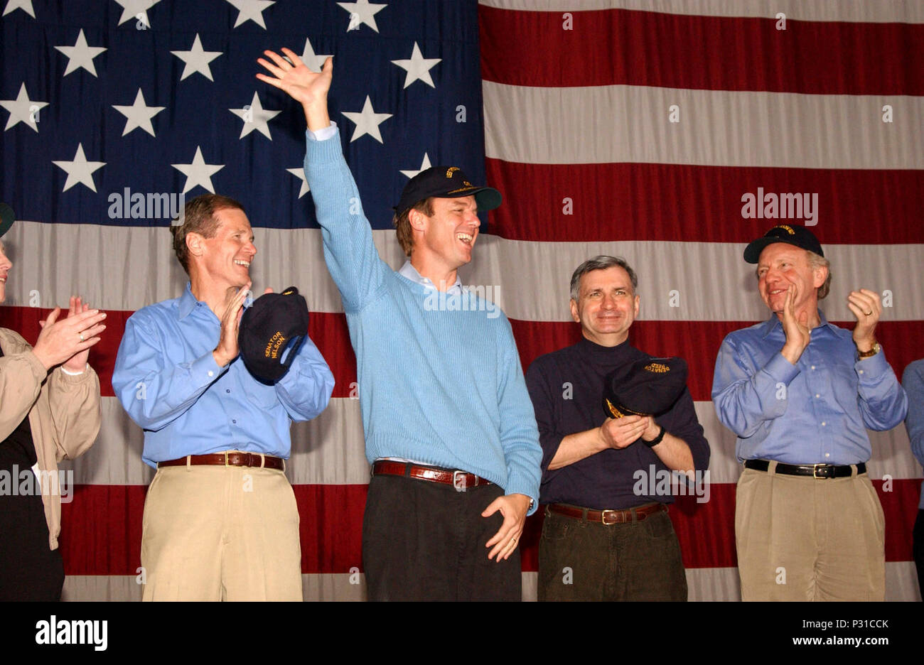 sea aboard USS Theodore Roosevelt (CVN 71) Jan. 9, 2002 -- Members of ...