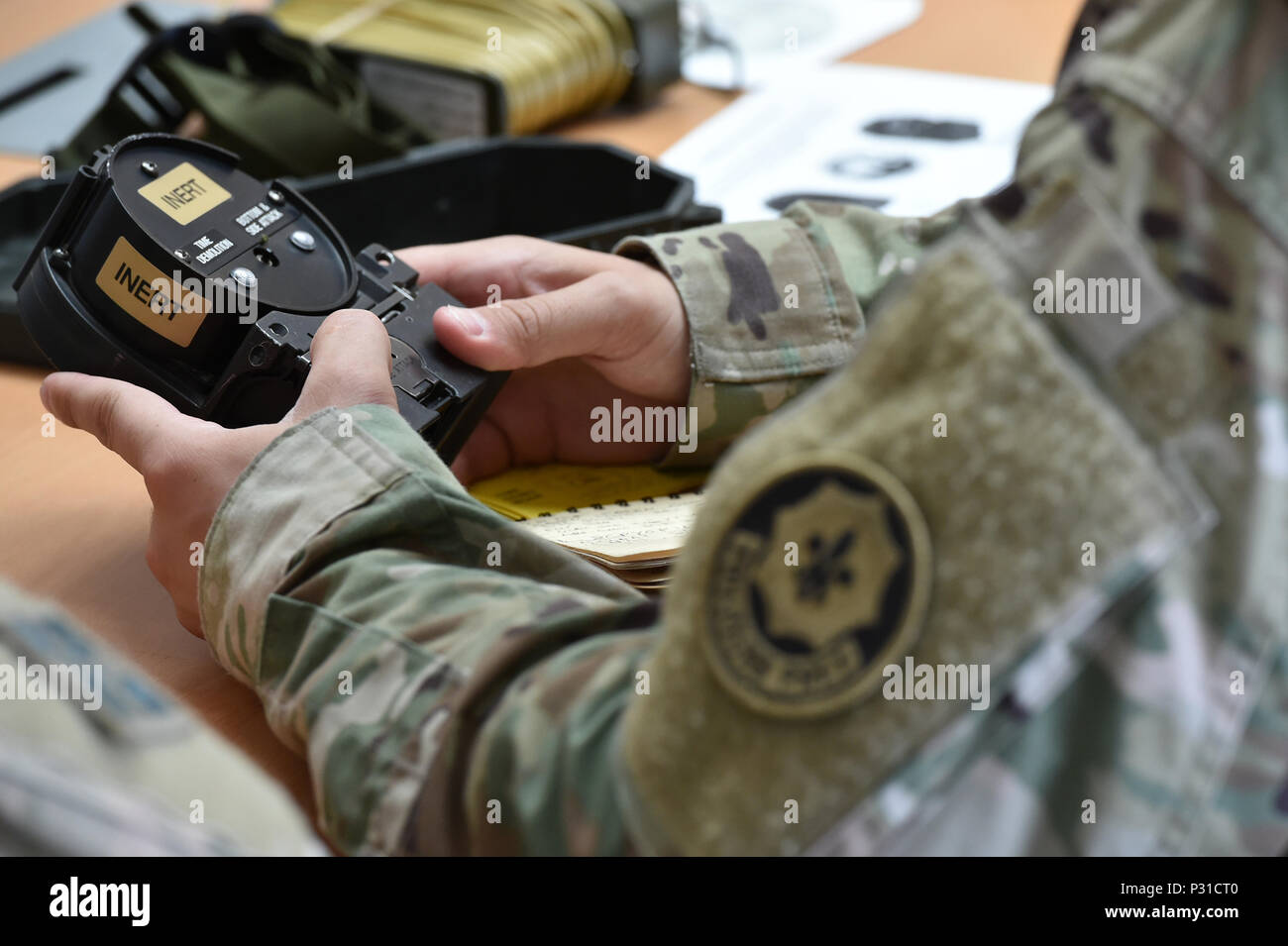 U.S. Soldiers, assigned to the Regimental Engineer Squadron, 2d Cavalry ...