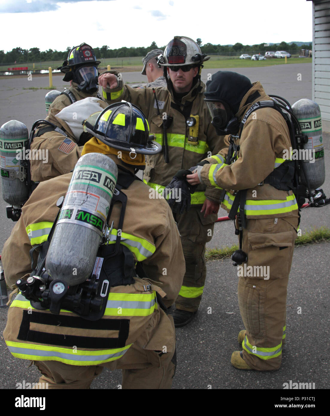 FORT MCCOY, Wis. – U.S. Army Reserve firefighter, Sgt. Kristopher Ayers ...