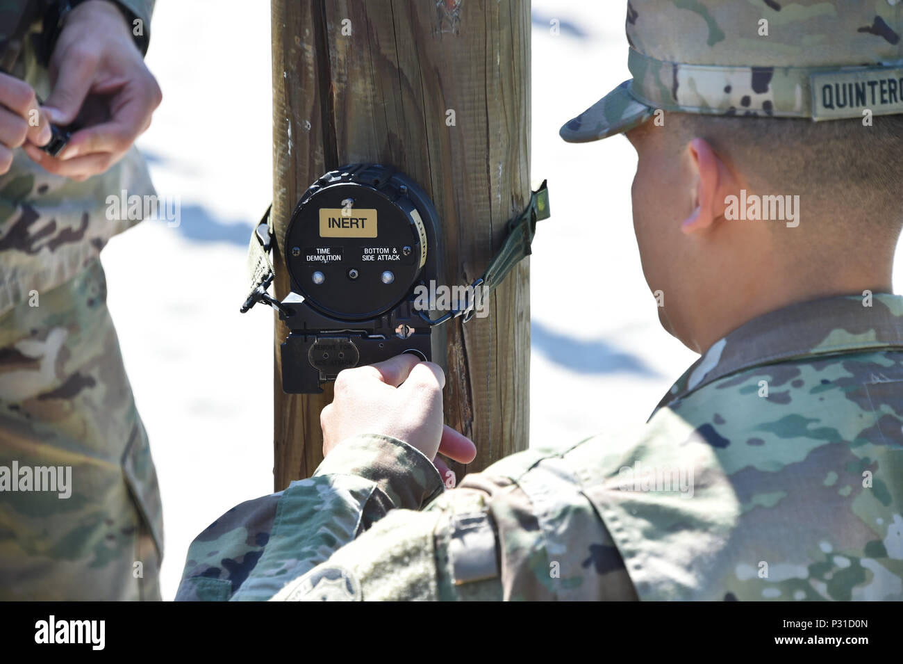 U.S. Soldiers, assigned to the Regimental Engineer Squadron, 2d Cavalry ...