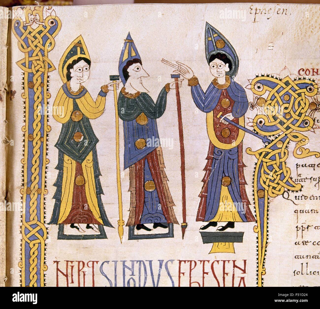 Medieval monastery spain manuscript hi-res stock photography and images ...