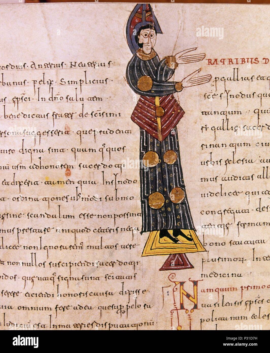 Medieval monastery spain manuscript hi-res stock photography and images ...