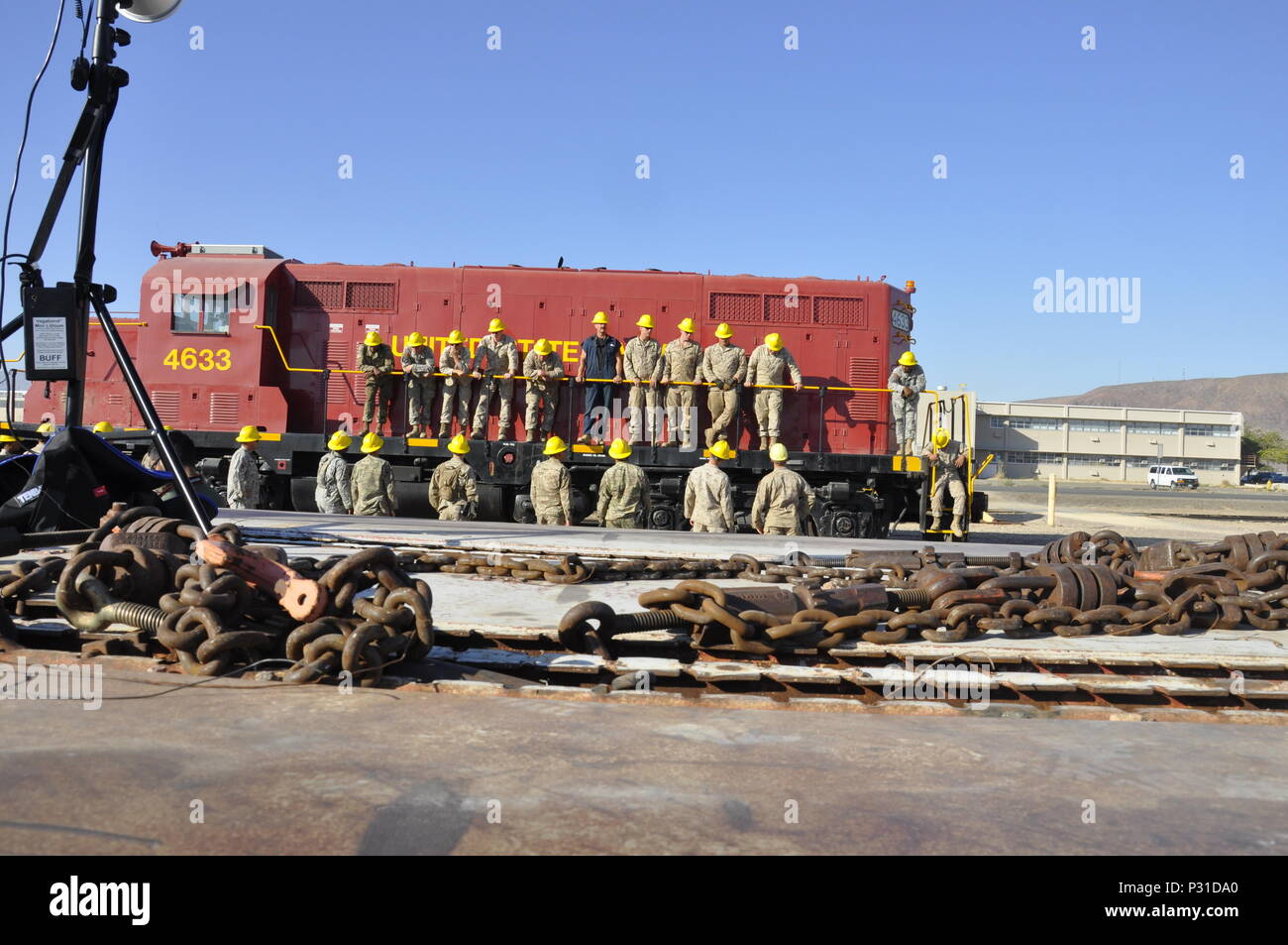 Rail Operations Class 1608 from Fort Riley, Kan., gather on a U.S. Army ...