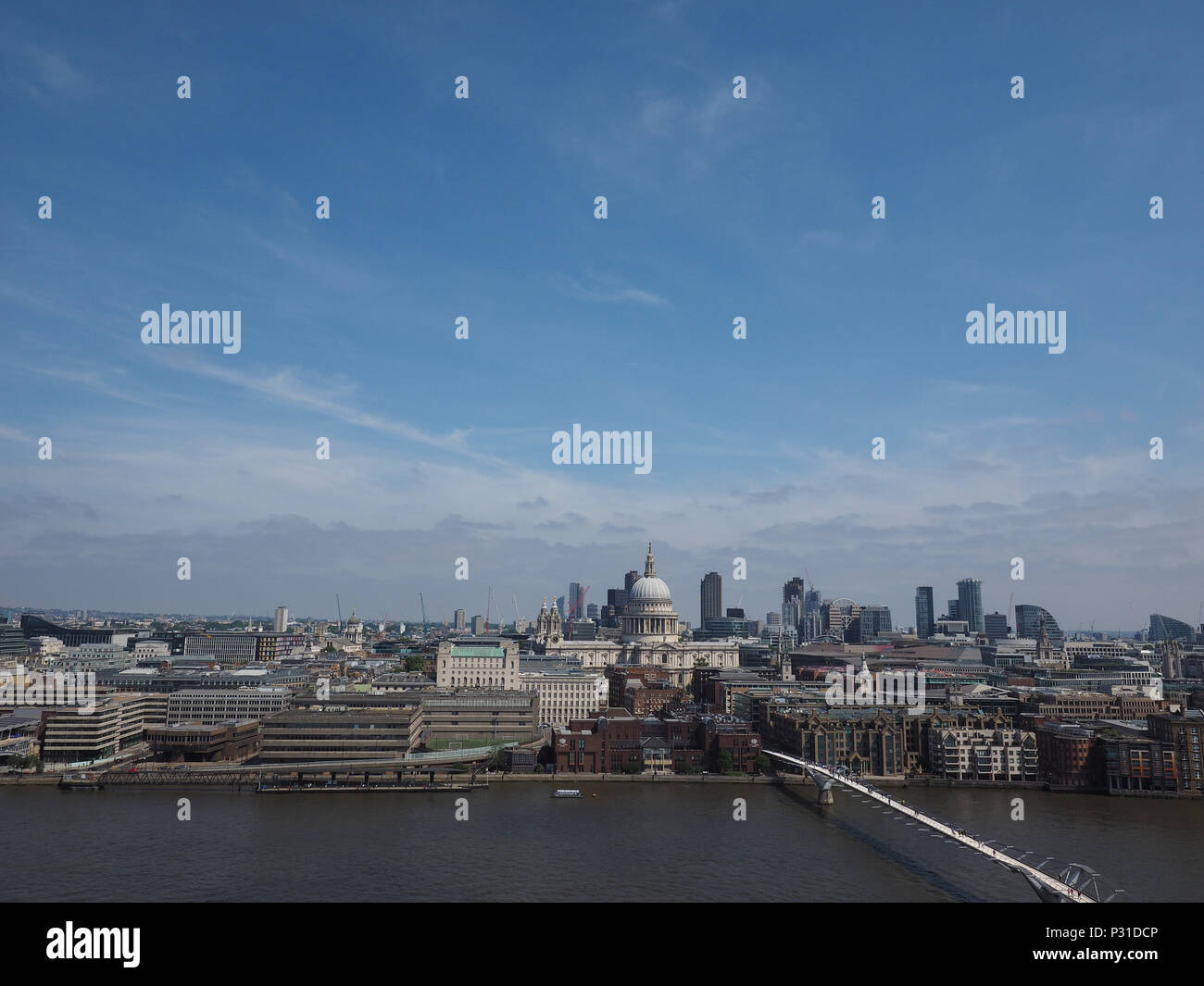 Panoramic view of River Thames in London, UK Stock Photo - Alamy