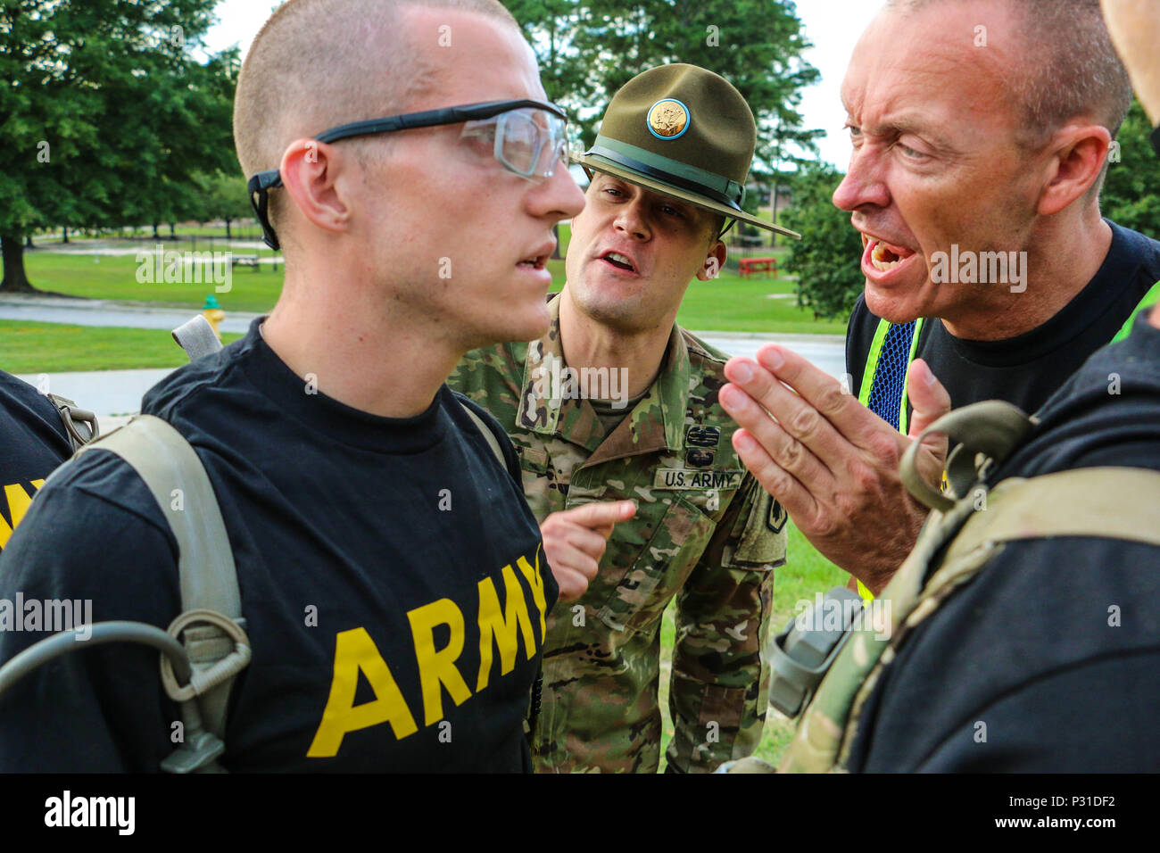 FORT JACKSON, S.C. - Drill Sgt. Andrew Hamilton and Drill Sgt. Clint ...