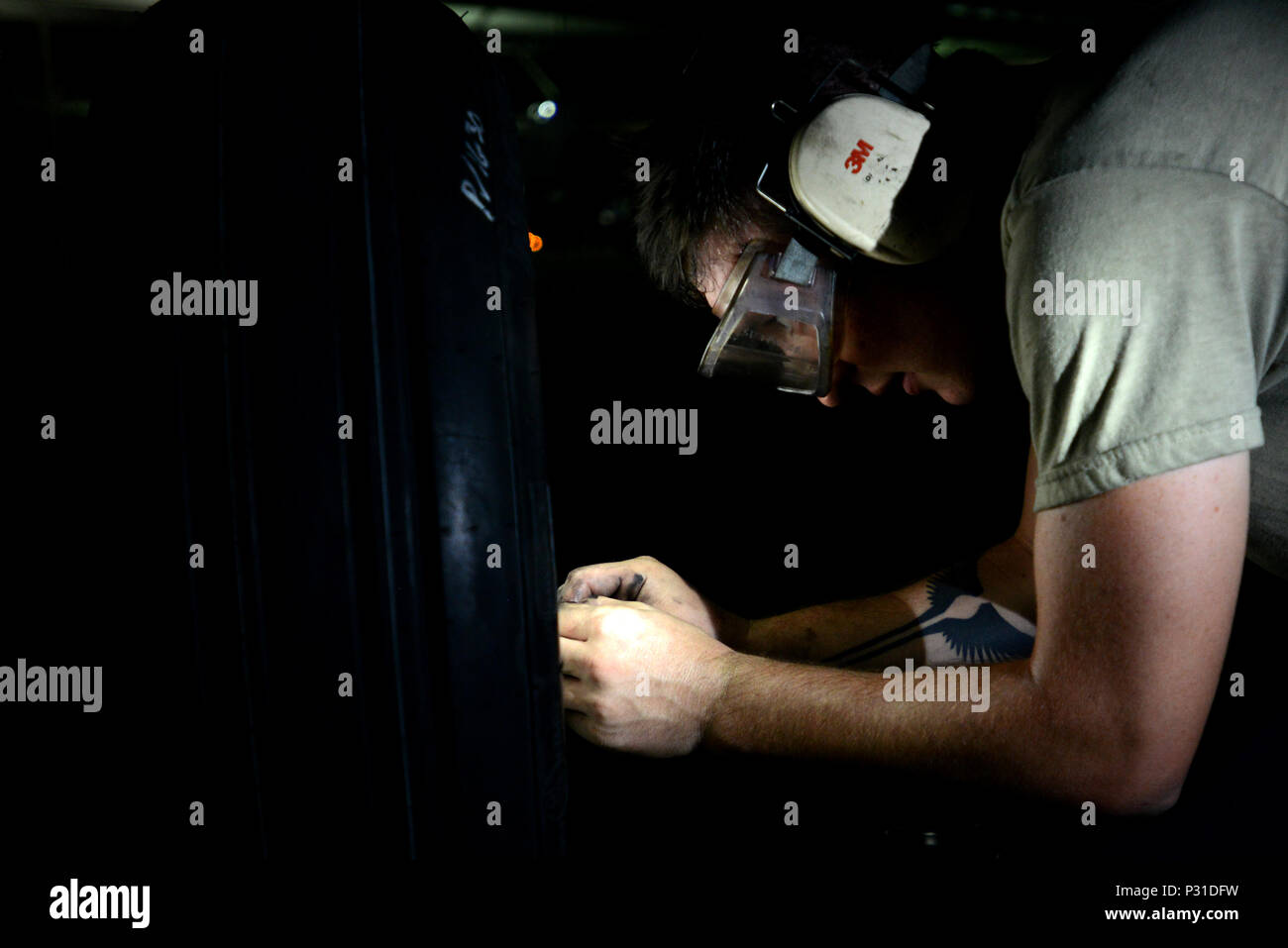 U.S. Air Force Airman 1st Class Tyler Messner, 20th Aircraft ...