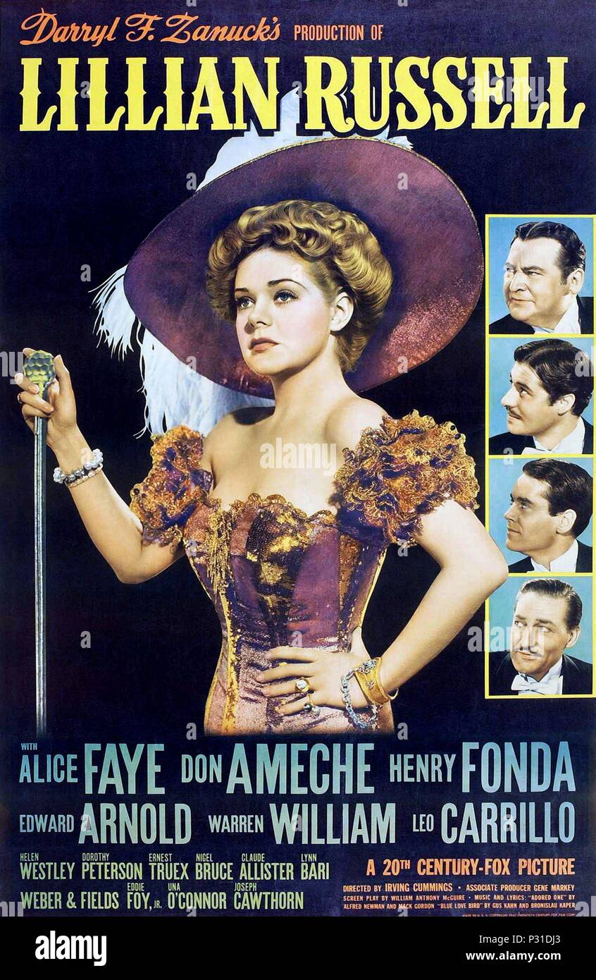 Original Film Title: LILLIAN RUSSELL. English Title: LILLIAN RUSSELL ...