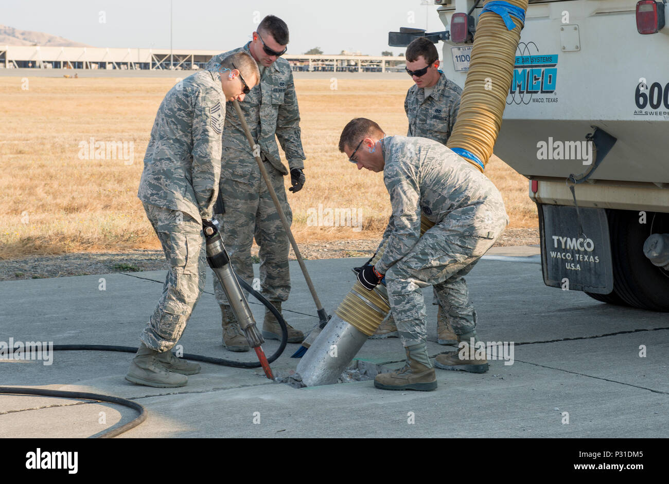 Chief Master Sgt Steven Nichols, 60th Air Mobility Wing, command chief ...