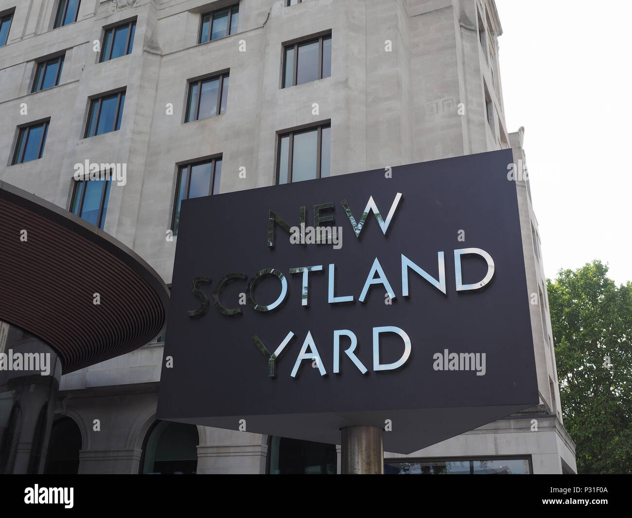 LONDON, UK - CIRCA JUNE 2018: New Scotland Yard metropolitan police ...