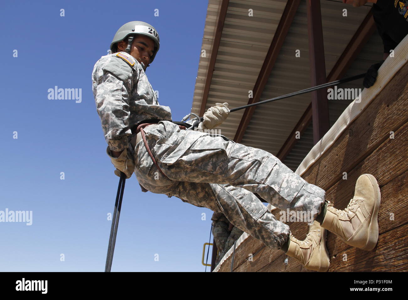 U.S. Army Spc. Johnathon Chon, assigned to 11th Air Defense Artillery ...