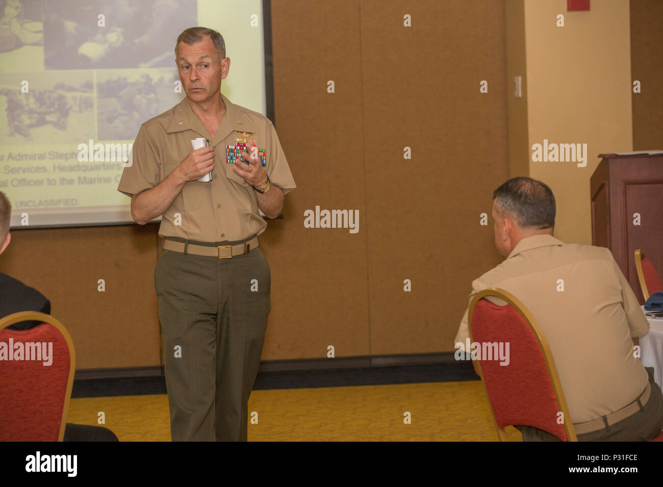 U.S. Navy Rear Adm. Stephen Pachuta, director of Health Services ...