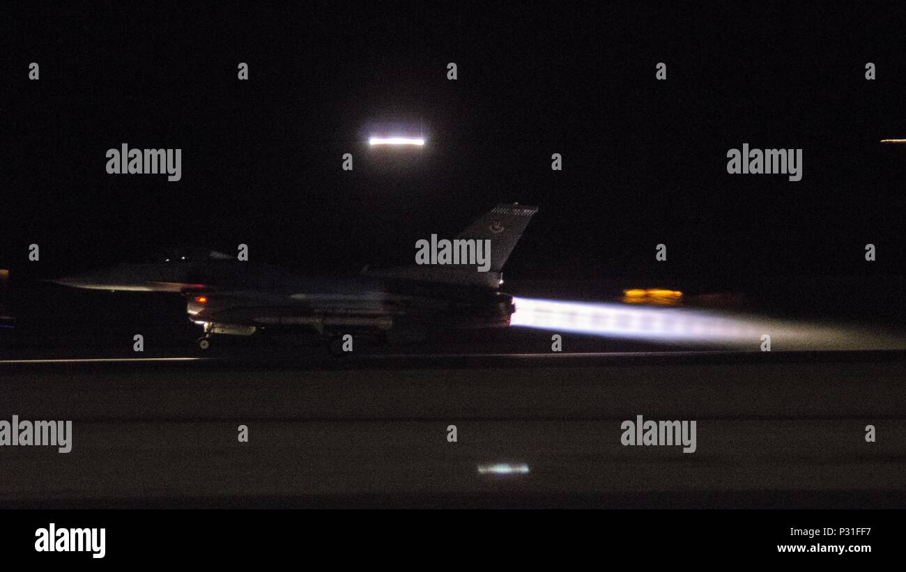 An F-16CJ Fighting Falcon from the 55th Fighter Squadron, Shaw Air ...