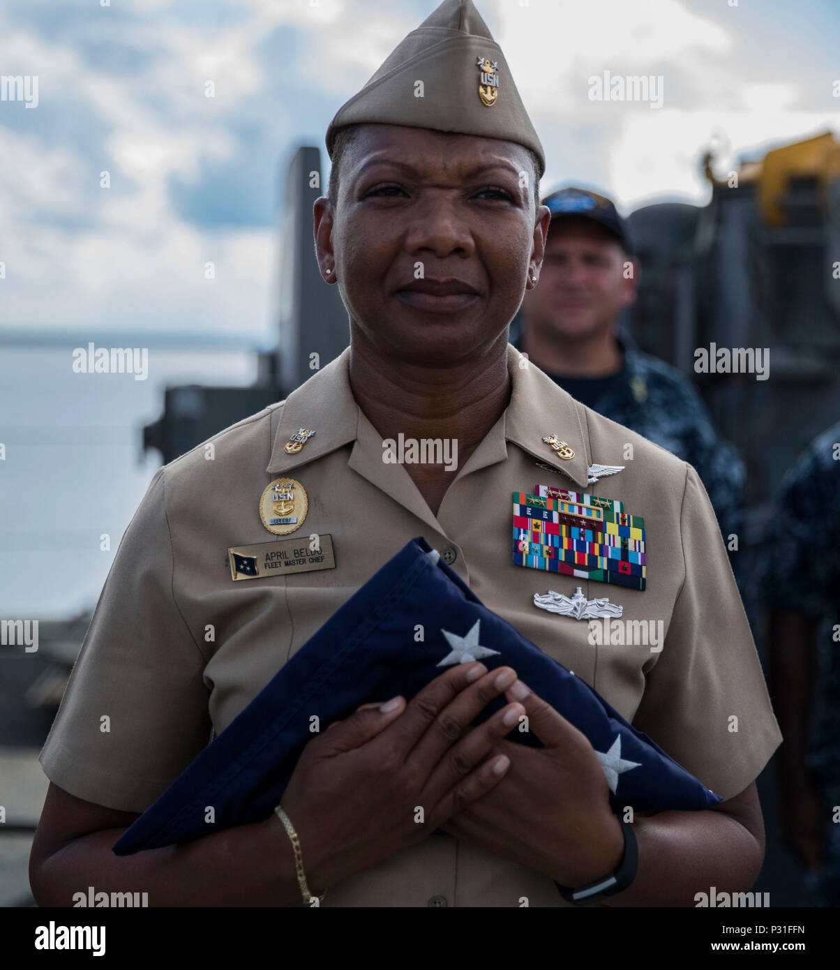 160818-N-MG976-073 NEWPORT NEWS, Va. (Aug. 18, 2016) Fleet Master Chief ...