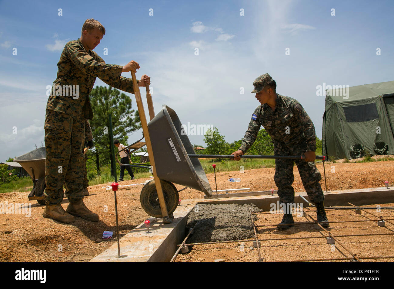 U.S. Marine Sgt. Aaron Neuman, the engineer platoon foreman and a ...