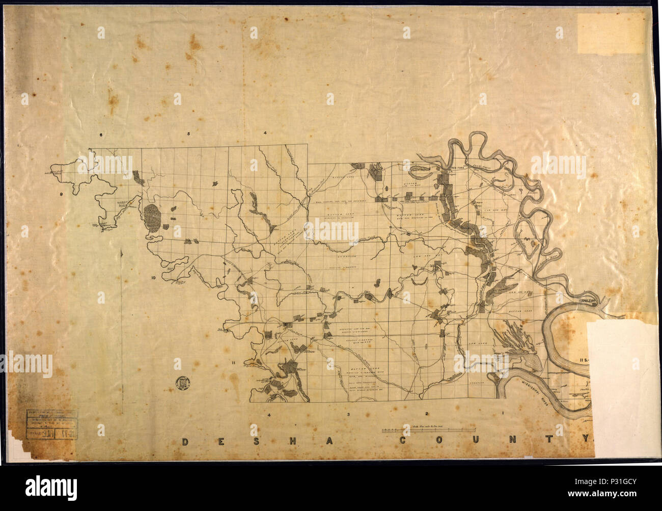-Maps of Dallas, Desha, Drew, and Ouachita counties.-, p. 5 of 5 Stock ...