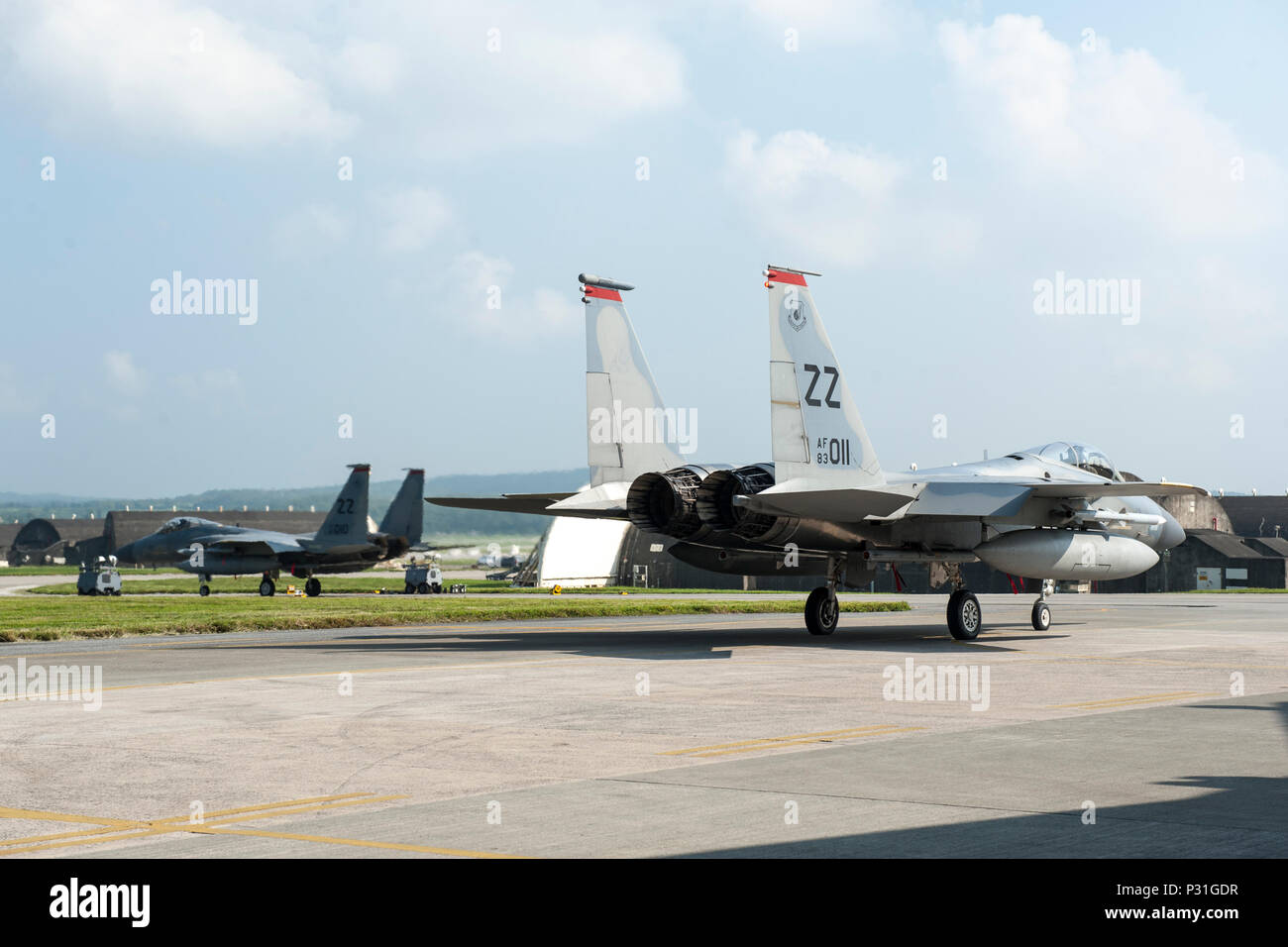 Maintainers from the 18th Aircraft Maintenance Squadron and pilots ...