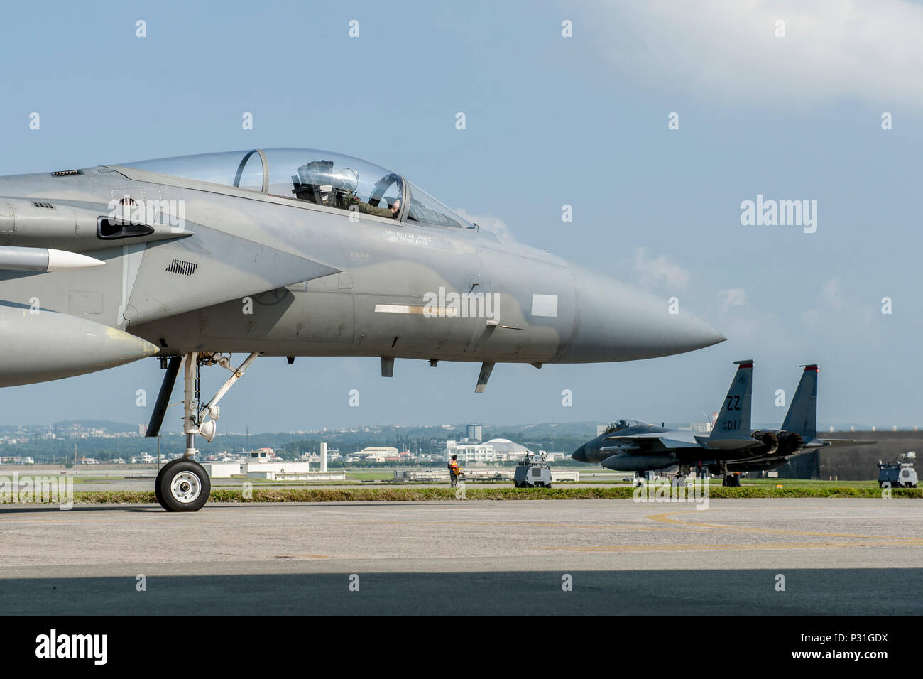 Maintainers from the 18th Aircraft Maintenance Squadron and pilots ...