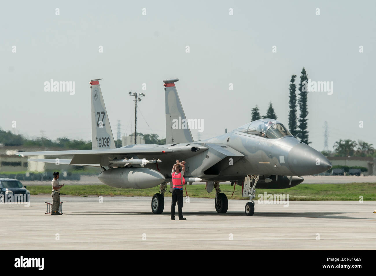 Maintainers from the 18th Aircraft Maintenance Squadron and pilots ...