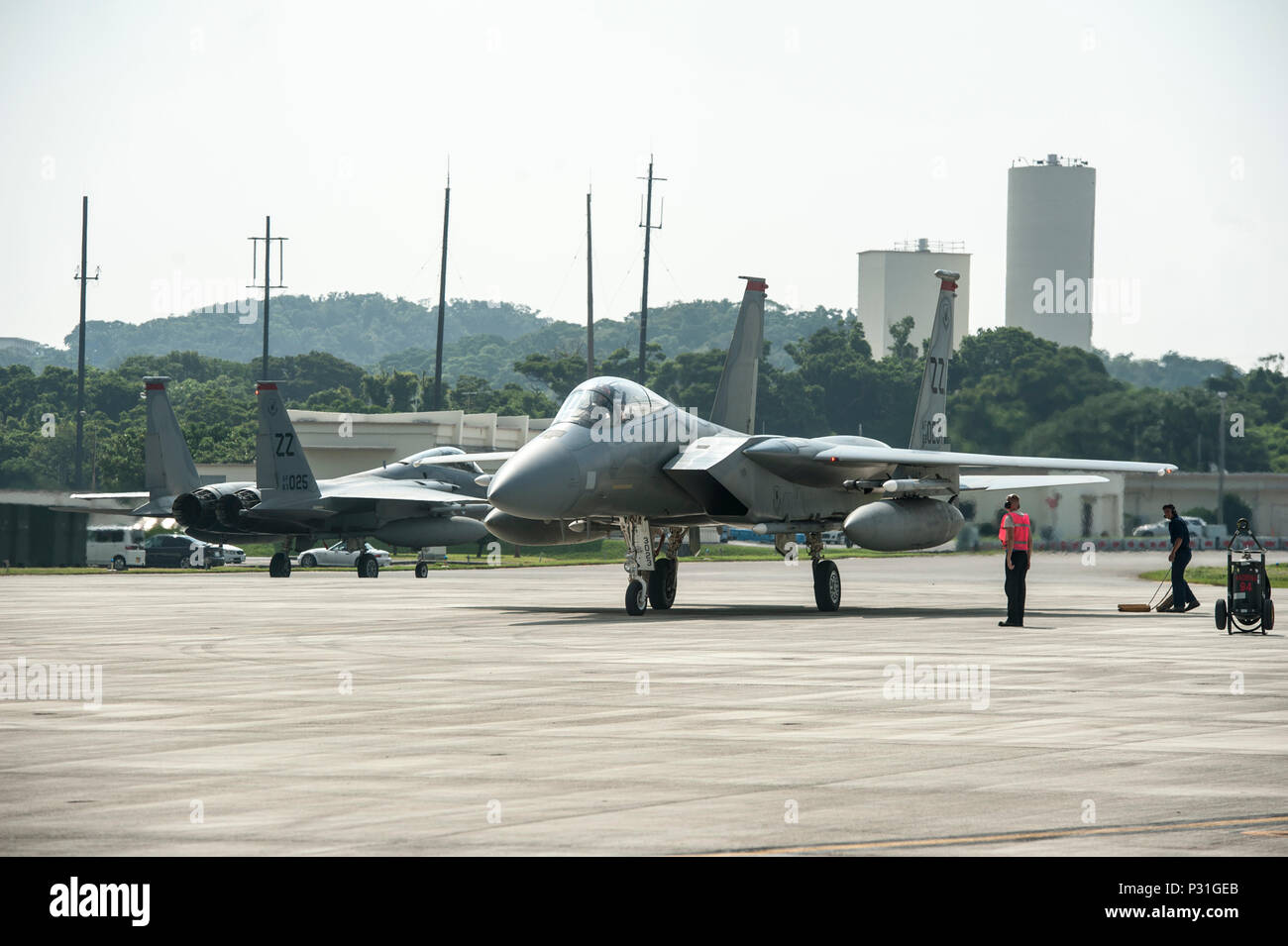 Maintainers from the 18th Aircraft Maintenance Squadron and pilots ...