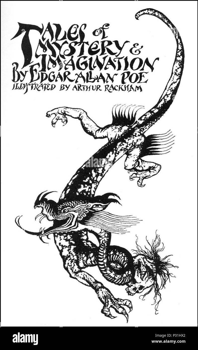 05 rackham poe title Stock Photo - Alamy