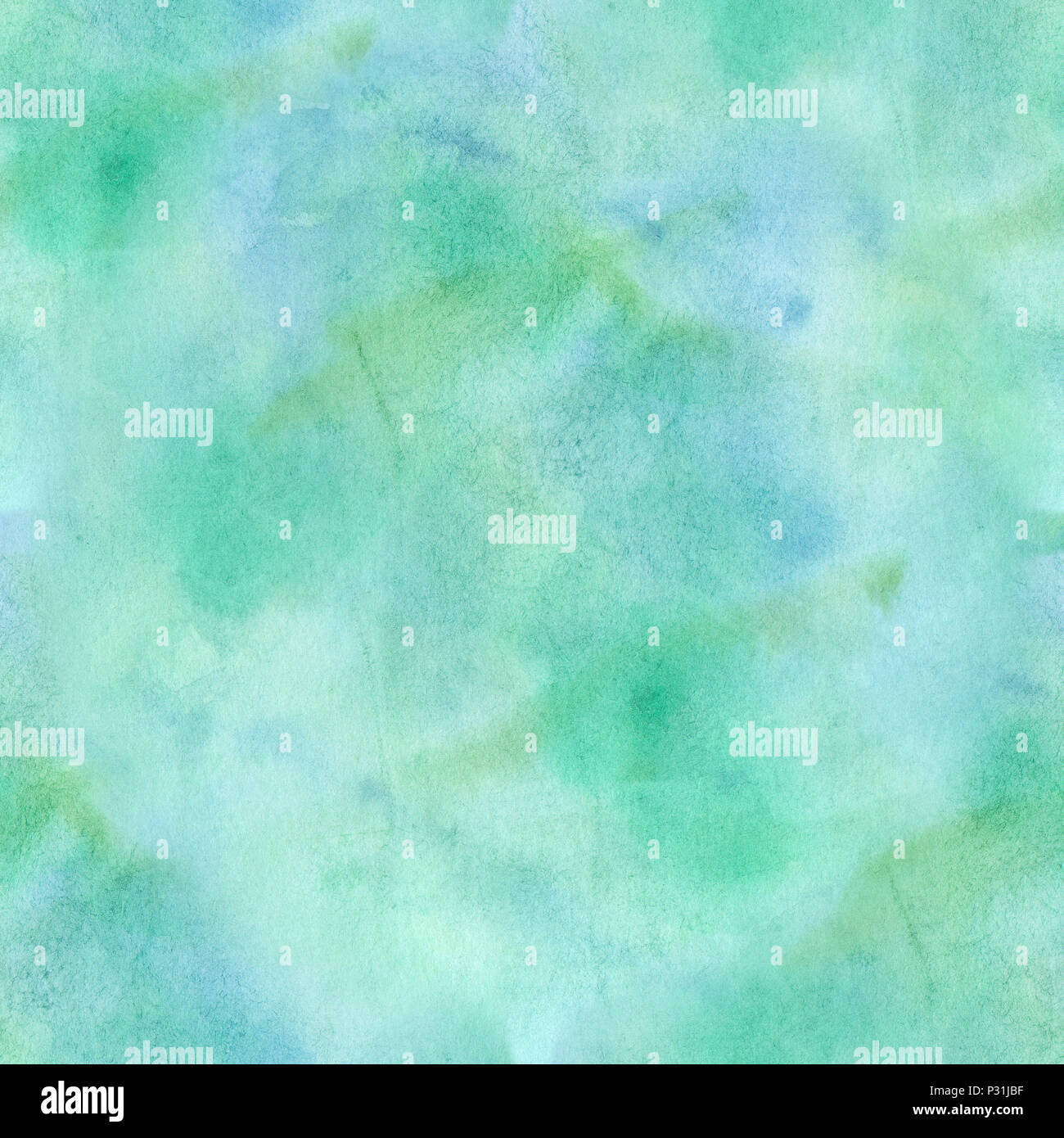 seamless abstract blue/green watercolor background, texture Stock Photo ...