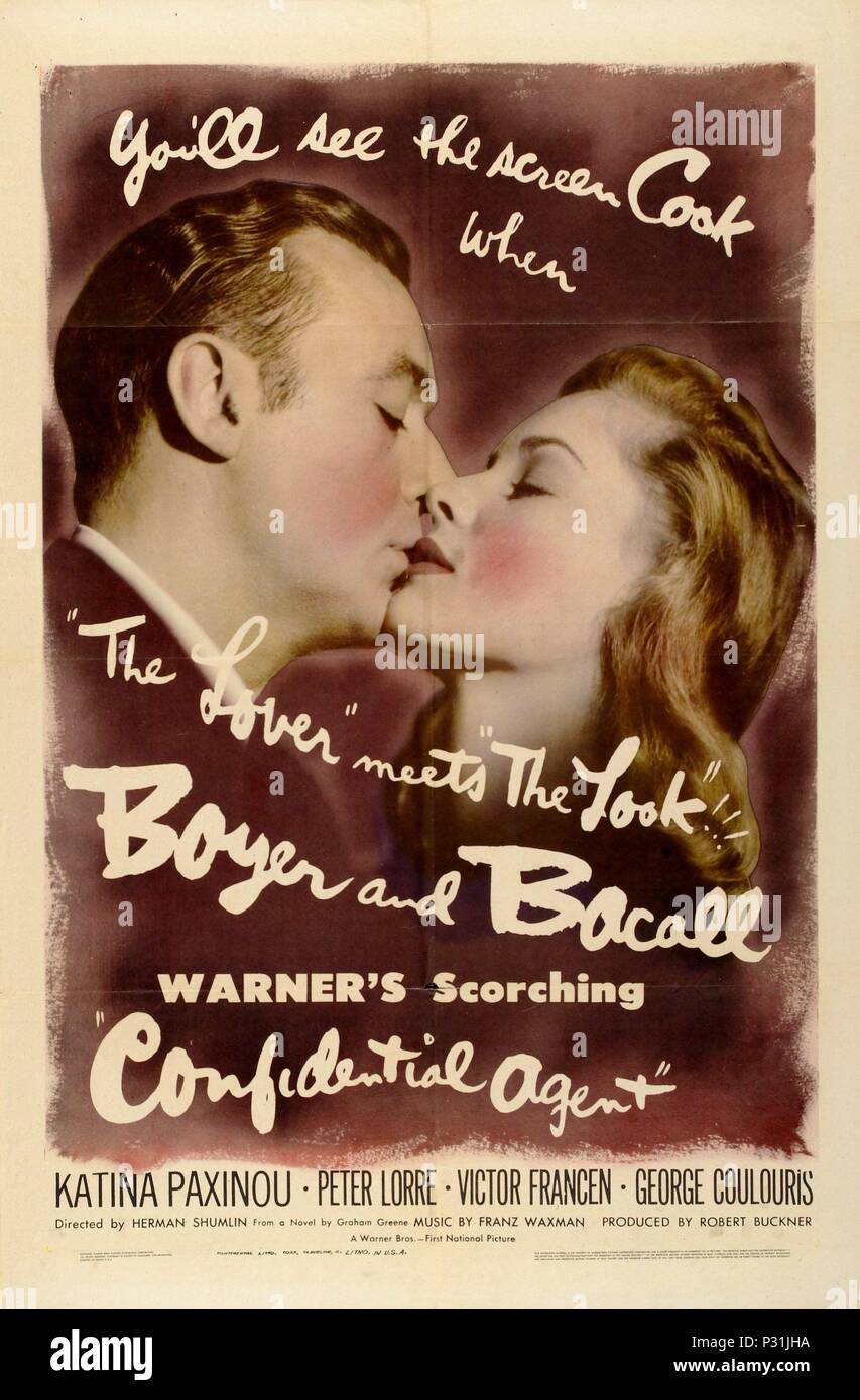 Original Film Title: CONFIDENTIAL AGENT. English Title: CONFIDENTIAL ...