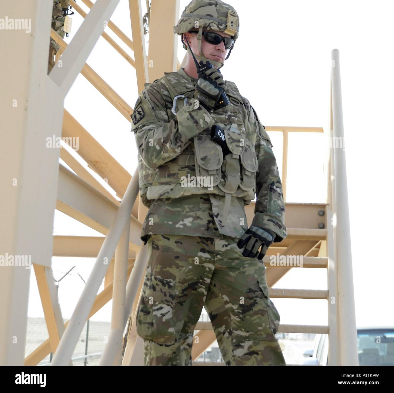 Master Sgt. Mark Tripp, a project non-commissioned officer assigned to ...