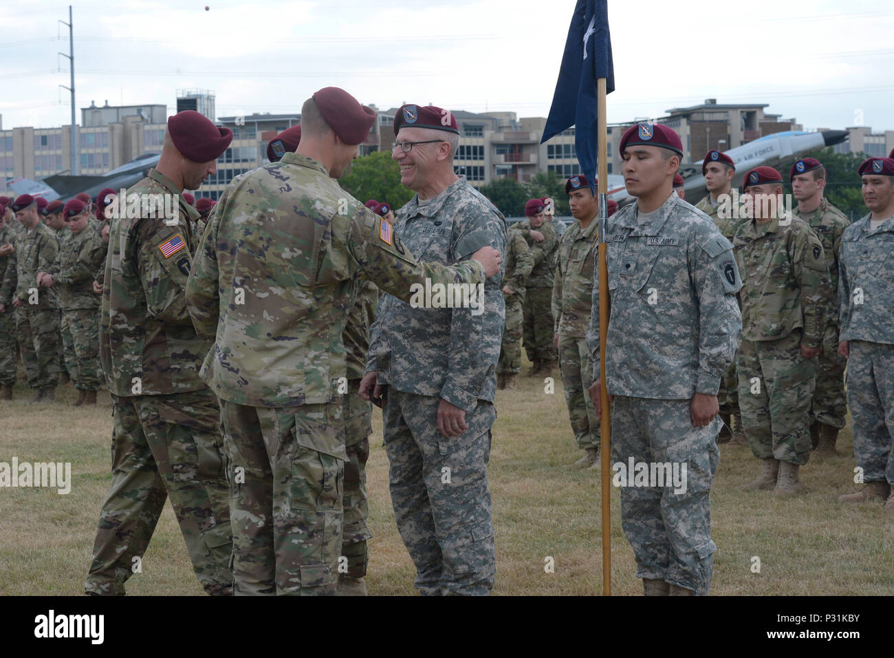 143rd Infantry Airborne Out Of Austin High Resolution Stock Photography ...