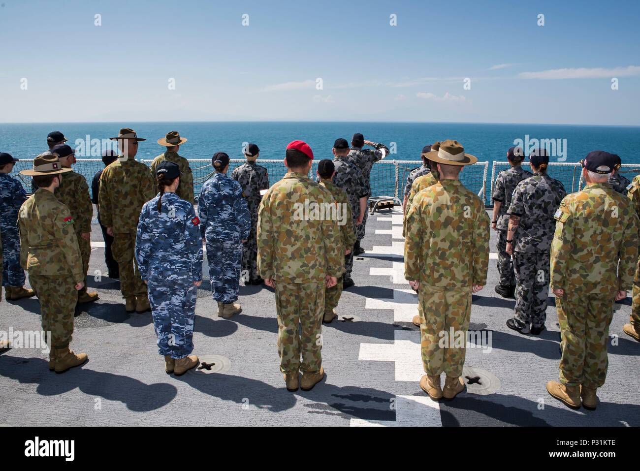 Australian Pacific Partnership 2016 personnel pay tribute to the crew ...