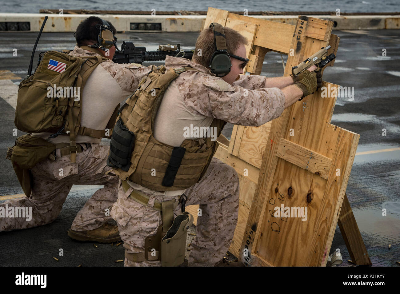 160818-N-DQ840-474 GULF OF ADEN (Aug. 18, 2016) Marine Sgt. Alfonso ...