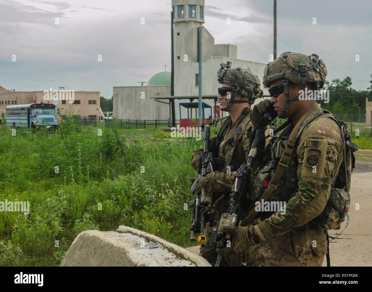 Sgt. Isiah Romero (right) and Spc. Nicholas Papadakis, infantryman team ...