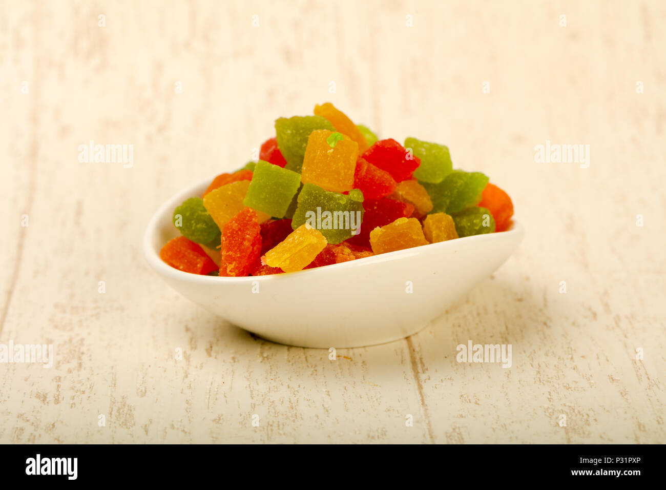 Dry colored pineapple Stock Photo - Alamy