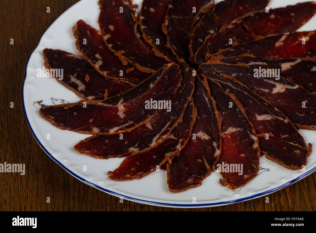 Jerky dried turkey meat hi-res stock photography and images - Alamy