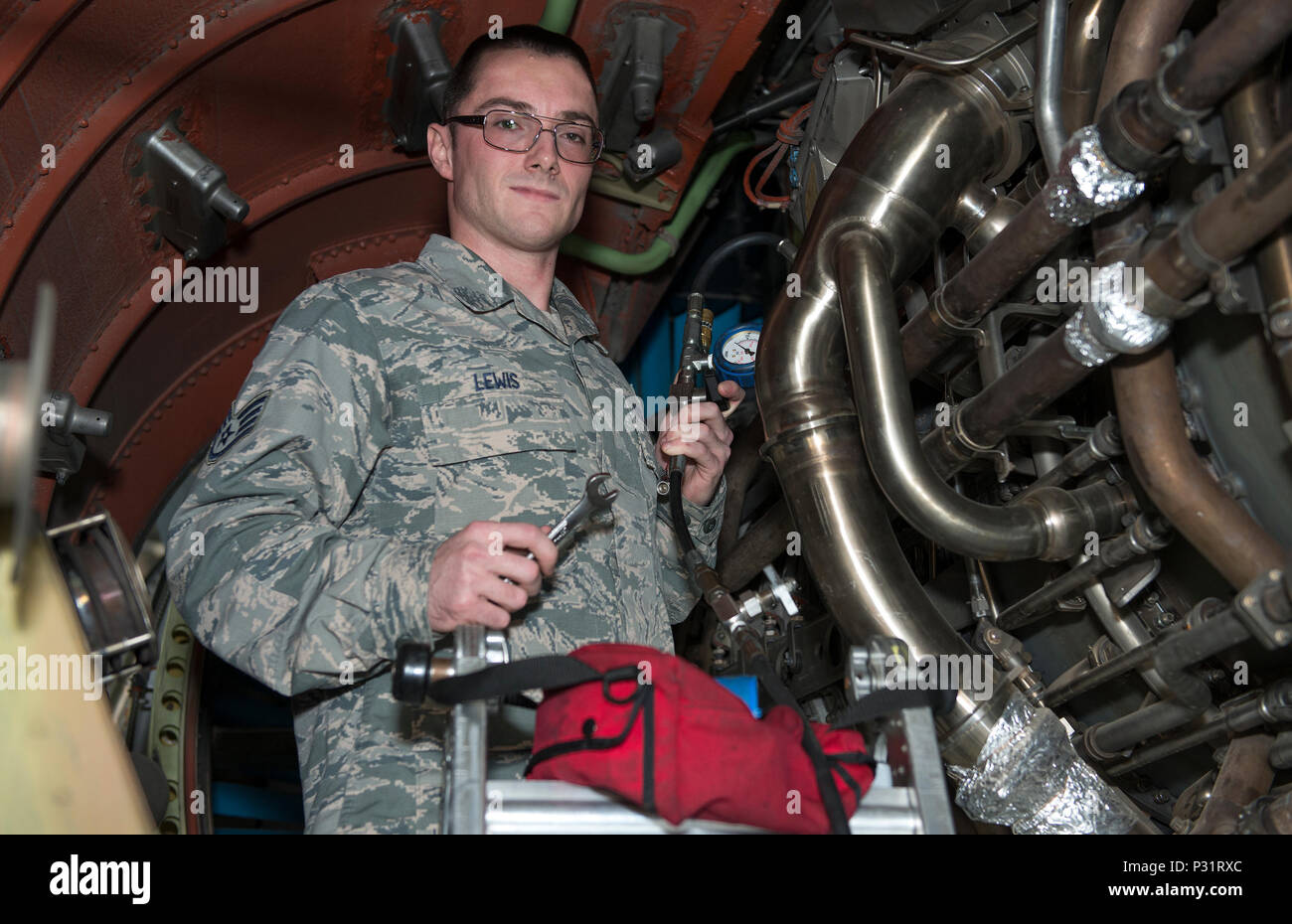 Staff Sgt. Matthew Lewis, electrical and environmental system ...
