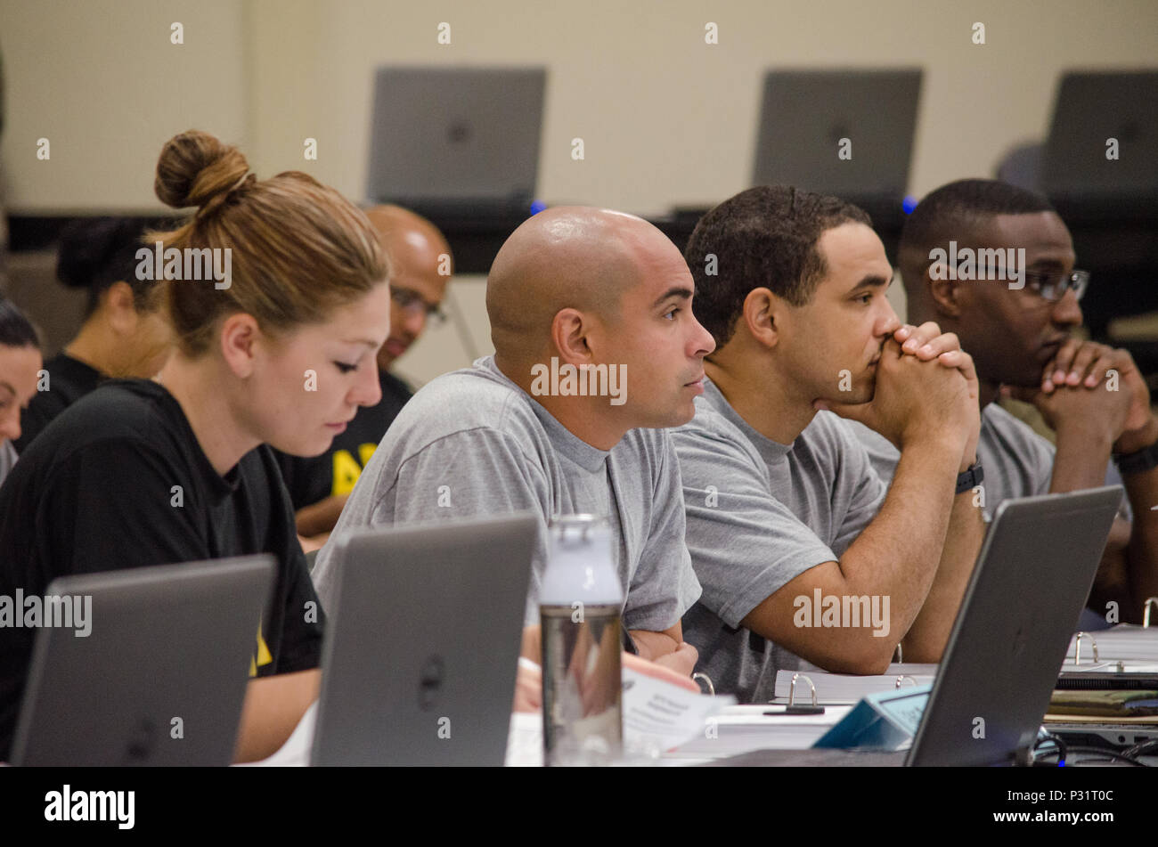 FT. KNOX, Ky. – On Monday, Aug. 22, 2016, Master Fitness students (L to ...