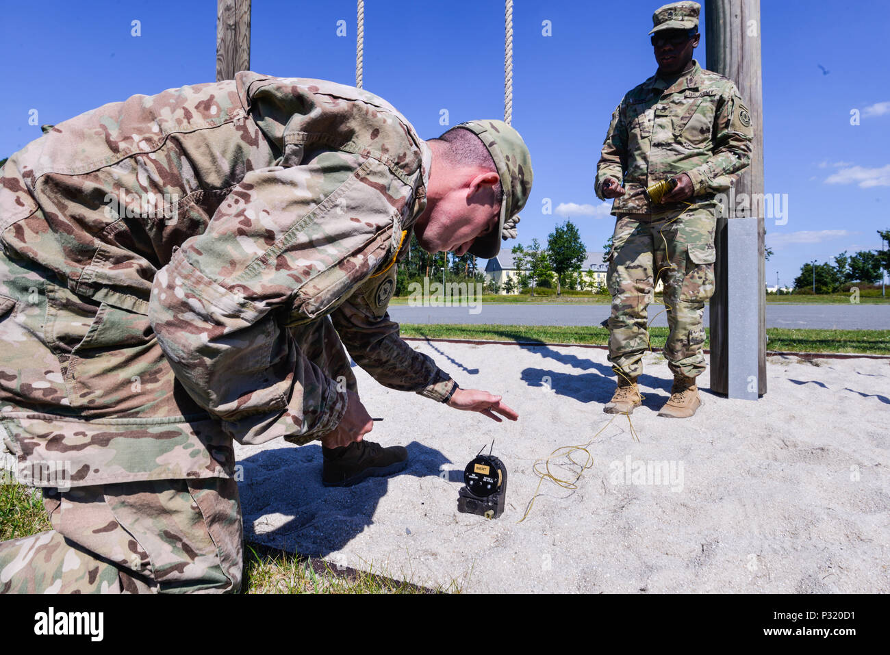U.S. Soldiers, assigned to the regimental Engineer Squadron, 2nd ...