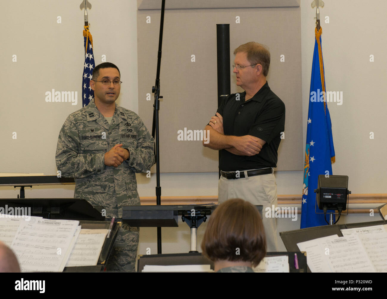 Captain Raphael Toro-Quinones, commander the U. S. Air Force Band of ...