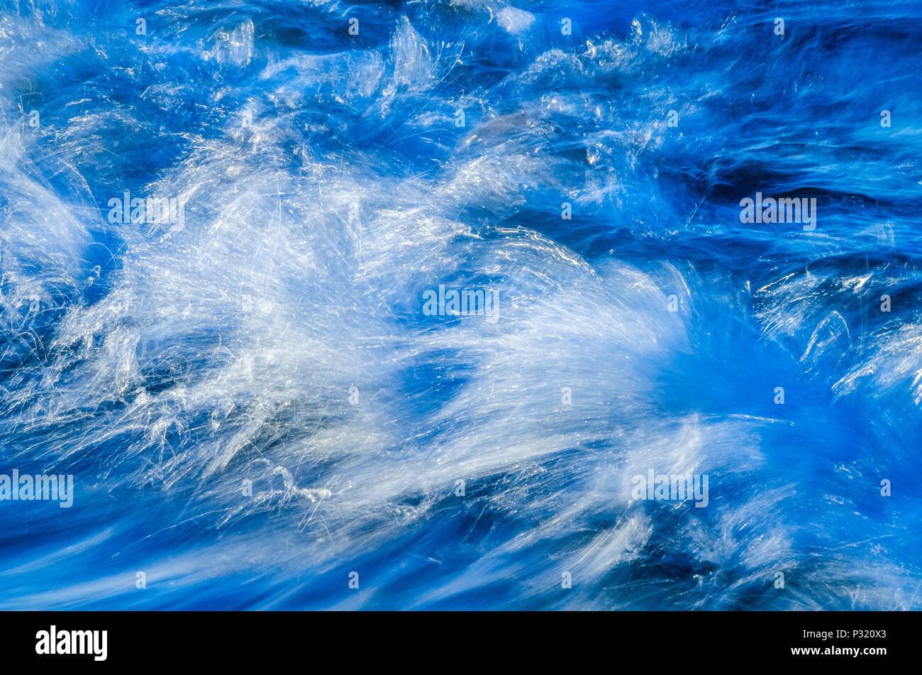 Close up of breaking wave, motion blur Stock Photo - Alamy