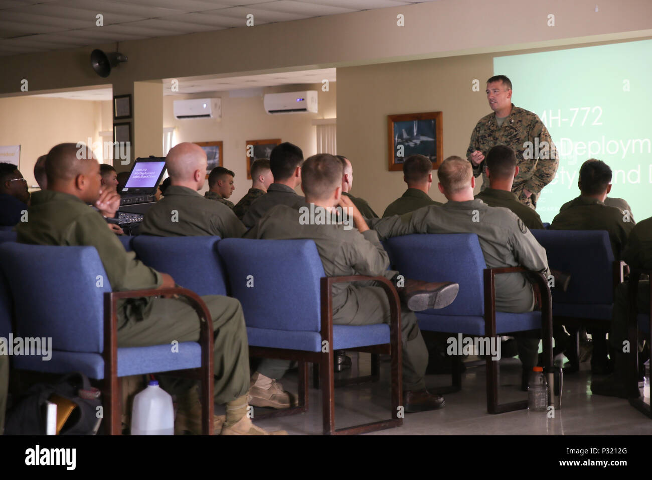 U.S. Marine Col. Thomas E. Prentice, commander of Special Purpose ...