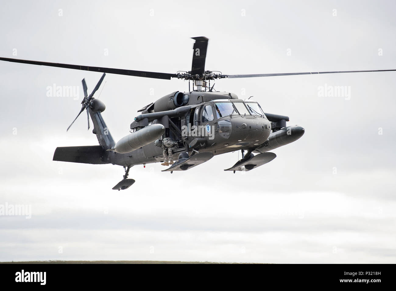 A UH-60 Blackhawk helicopter from 1-207th Aviation Regiment, Alaska ...