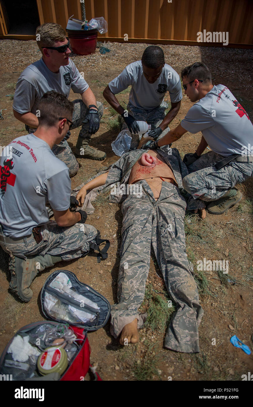 Simulated death hi-res stock photography and images - Alamy