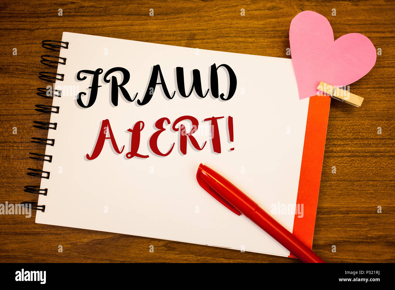 words writing textss Fraud Alert Motivational Call. Business concept ...