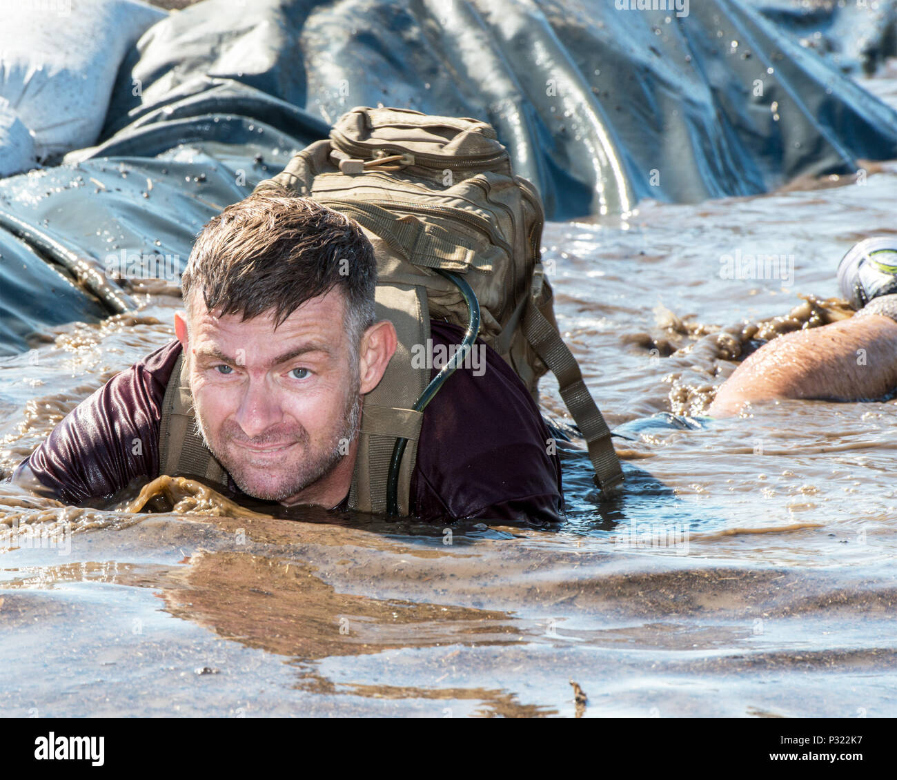 Jamie Mattingly from American Canyon, Calif., maneuvers through a water ...