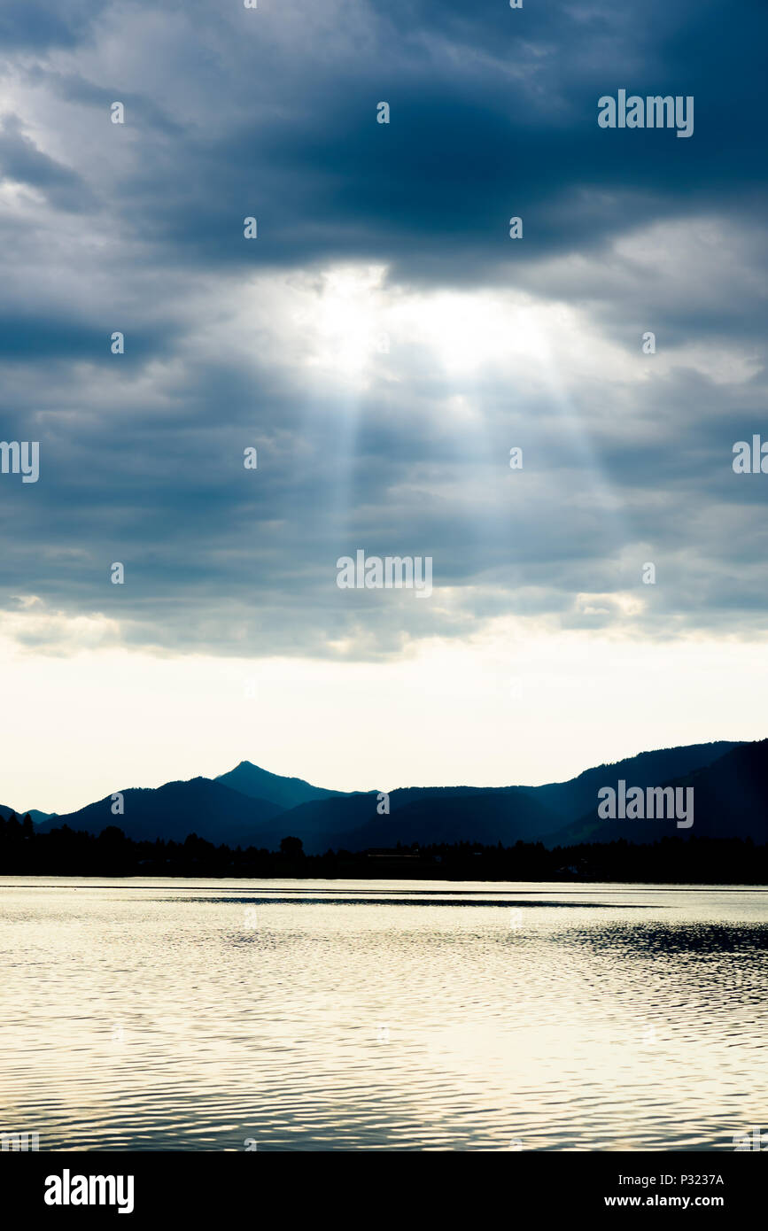 View to lake walchsee hi-res stock photography and images - Alamy