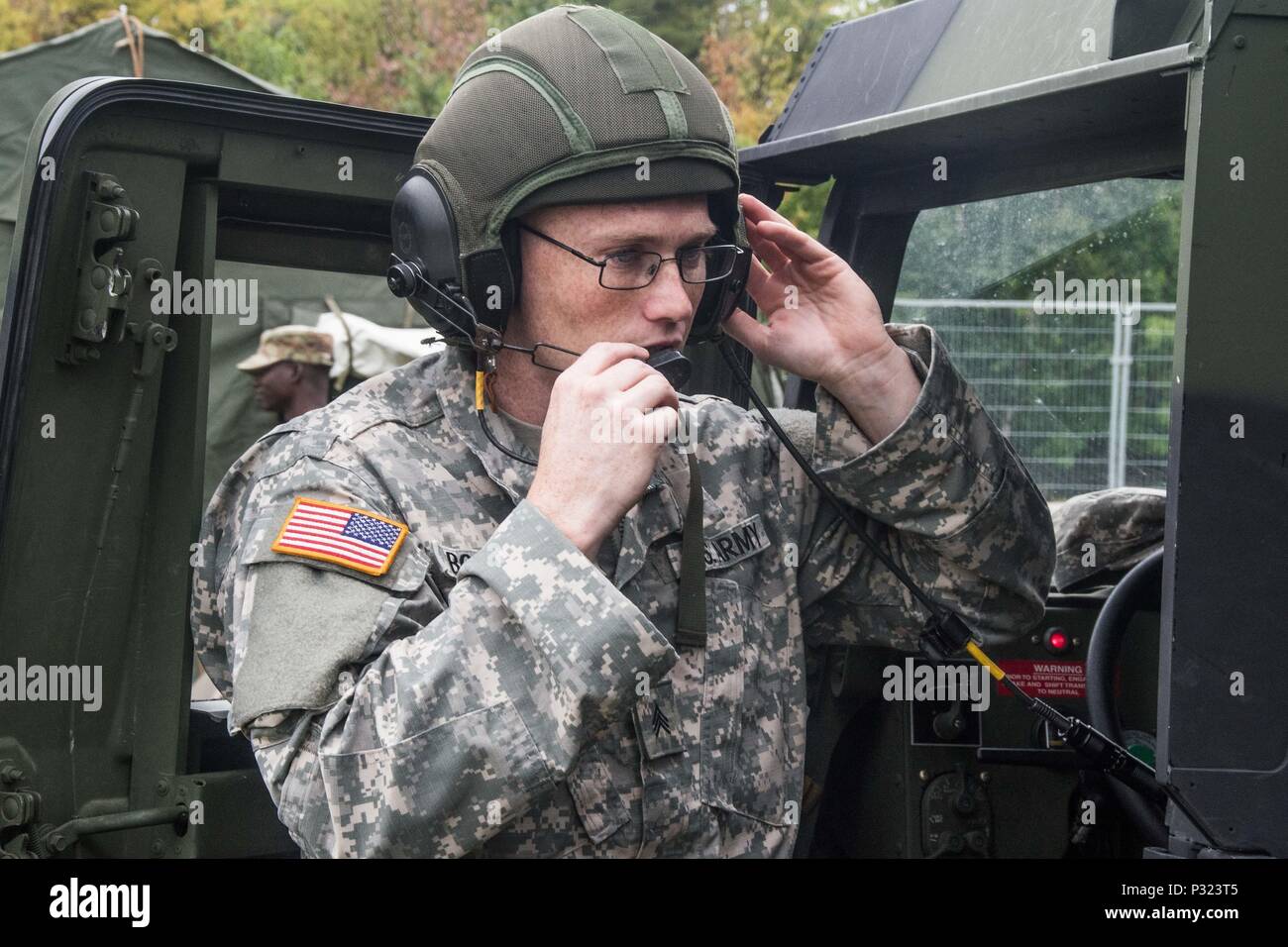 Corporal Mark Boatman, South Carolina Army National Guard’s 263rd Army ...