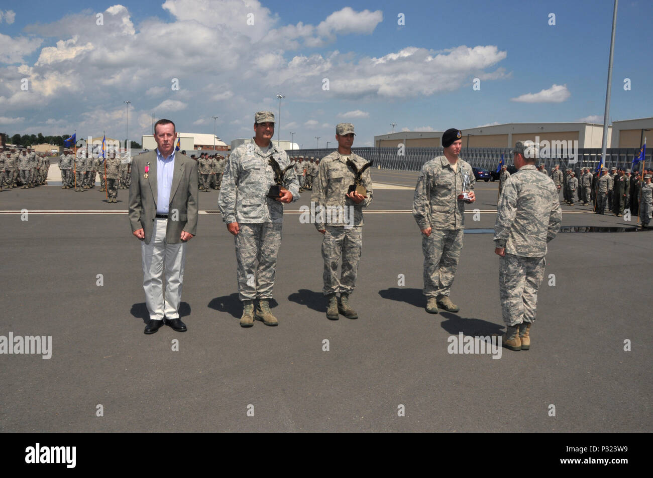 Col. Edward J. Gunning Jr., receives the Legion of Merit for the ...