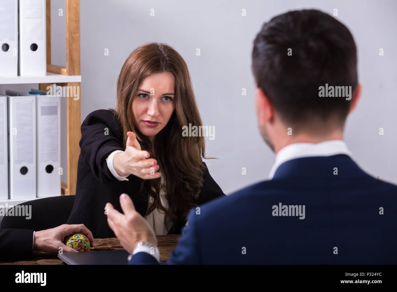Frustrated businesspeople hi-res stock photography and images - Alamy