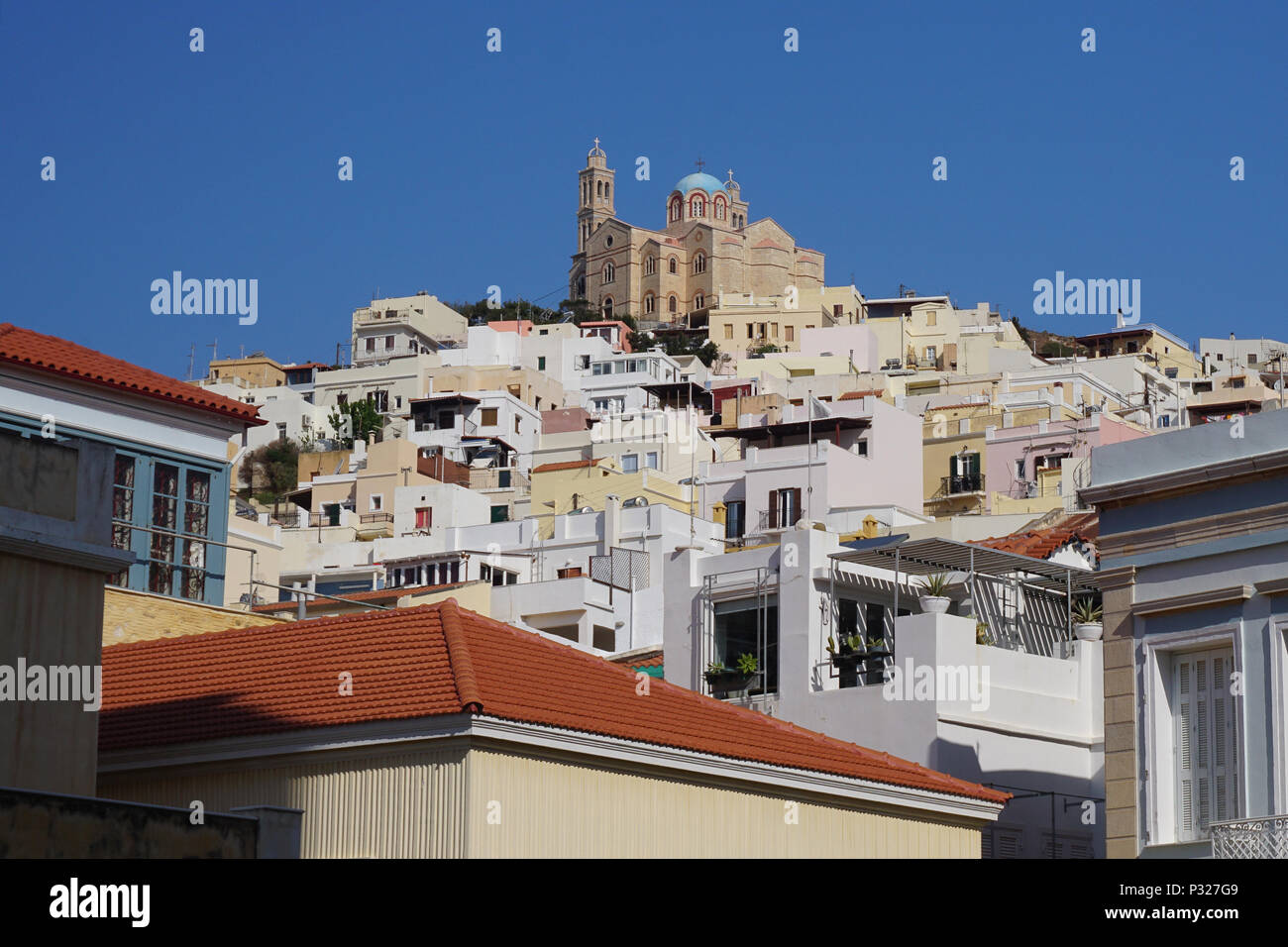 Historic syros town hi-res stock photography and images - Alamy